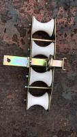 China 20kN OPGW Cable Pulley Block with Max 22mm Cable Diameter and Cable Protection Design for Transmission Line Installation for sale