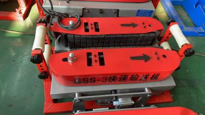 China GSS-3 Fast Cable Conveyor with 8000N Force Rubber Wheel Protection and Dual Motor Drive for Long Distance Cable Laying for sale
