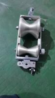 China Double Pulley Stringing Block with 2kN Rated Load and Lightweight Design for OPGW ADSS Cable Installation for sale