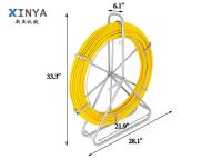 China 6mm 100m Flexible Fiberglass Fish Tape Duct Rodder for Cable Pulling and Pipeline Operations for sale