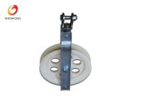 China Single Sheave Rope Pulley Block Transmission Line Stringing Tools 5-55kN Rated Load for sale