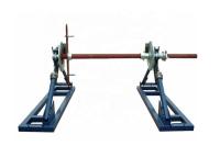 China 5 Ton Motorized Hydraulic Conductor Reel Stand with Hydraulic Lifting for Transmission Line Stringing for sale
