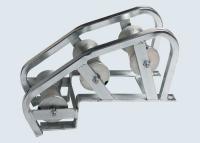 China Zinc Plated Manhole Cable Laying Roller Tubular Steel Construction for sale