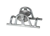 China Heavy-Duty Aluminum Frame Straight Line Cable Roller with 3in Diameter Cable Capacity and Corrosion-Resistant Design for sale