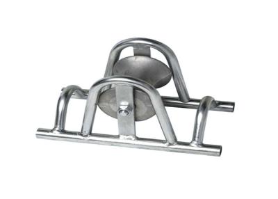 China Heavy-Duty Aluminum Frame Straight Line Cable Roller with 3in Diameter Cable Capacity and Corrosion-Resistant Design for sale