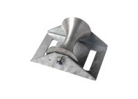 China Folded Frame Straight Line Cable Laying Roller Galvanised Finish Heavy Duty for sale