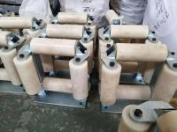 China 185mm Transmission Line Nylon Aluminum Rollers Cable Pulling for sale