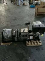China 5 Tons Gasoline Engine Powered Winch With Drum And Rope 15mm 50m for sale