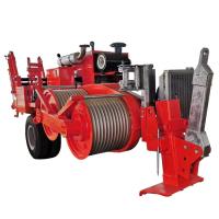 China 250KN Hydraulic Cable Puller with 960mm Traction Wheel and 5km/h Maximum Speed for Transmission Line Construction for sale