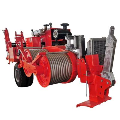 China 250KN Hydraulic Cable Puller with 960mm Traction Wheel and 5km/h Maximum Speed for Transmission Line Construction for sale