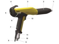 China GM03 Manual Gun With LED High Voltage Display For Manual Equipment 2 B for sale