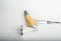 China 100KV Electrostatic Powder Coating Gun 150mm*90mm Cup Capacity 5m Cable Length for sale