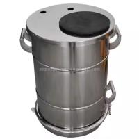 China PH150D-24-D Stainless Steel Round Hopper Recycled Powder Coating OEM Customizable for sale