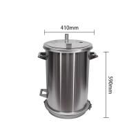 China Stainless Steel Fluidizing Powder Coating Hopper For Powder Coating Machine for sale
