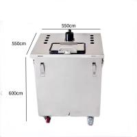 China Stainless Steel Fluidizing Powder Coating Hopper For Powder Coating Machine for sale