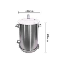 China Stainless Steel Fluidizing Powder Coating Hopper for Powder Coating Machine for sale