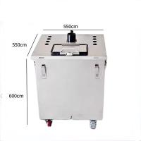 China Stainless Steel Fluidizing Powder Coating Hopper for Powder Coating Machine for sale