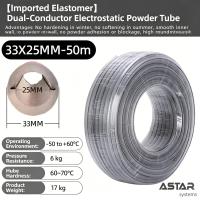 China Elastomer Twin-Wire Electrostatic Powder Hose 33*25 16*11 15*10 16*11 18*12 MM for Powder Coating for sale