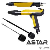 China GM03 Manual Powder Gun with 1008165 Super Corona Ring for Powder Coating of Steel Substrates for sale