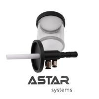 China Customizable Mini 200mm Hopper Manual Powder Gun Cup for Powder Coating Gun for sale