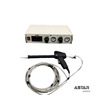 China Tribo Powder Coating Gun System For Friction Electrostatic Spray Gun with Control Unit for Complex Workpieces for sale