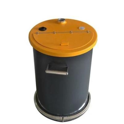 China Detachable Round Fluidizing Hopper Seamless Welding for sale