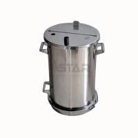 China Stainless Steel Round Powder Coating Fluidizing Hopper for sale