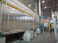 China Suspended Tunnel Electrostatic Powder Coating Line Surface Pretreatment Equipment for sale