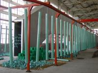 China Metal Tube Electrostatic Powder Coating Plant for sale