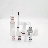China ISO9001 PTFE PTFE Inserts Powder Coating Spare Parts for sale