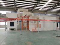 China Big Cyclone Recovery Electrostatic Powder Coating Line for sale