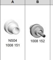 China 1008151 Round NS04 Powder Coating Gun Nozzle For GM03 GA03 for sale