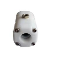 China AKO DN20 Pinch Valve Manual White Internal Thread Connection for sale