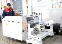 China Feeding Cutting Discharging Polyester Film Slitting Machine for sale