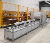 China Automatic Busbar Packing Machine Sandwich Busway Wrapping Line 100mm 650mm for sale