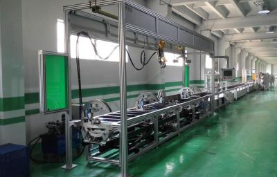 China Automatic Four Piece Busbar Fabrication Machine 4.5m 6m Busway Assembly Production Line for sale