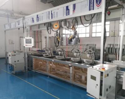 China Reversal Clamping Riveting Busbar Assembly Line , Busbar Fabrication Machine for sale