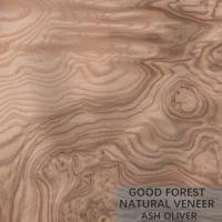 China Natural ASH Wood Veneer Sheets Special Grain Customized For Doors for sale