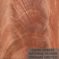China Hotel Decoration Okoume Natural Wood Veneer Unusual Figured Grain for sale