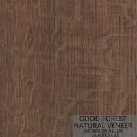 China Customized White Oak Wood Veneer Rough Smoked Oak Veneer ISO for sale