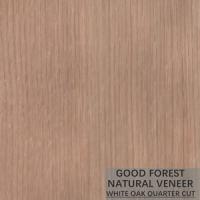 China Customized White Oak Wood Veneer Rough Smoked Oak Veneer ISO for sale