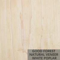 China Tree Burl Wood Veneer Natural White Poplar Veneer Sheets Excellent for sale