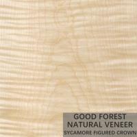 China Natural Sycamore Figured Wood Veneer 0.3mm - 0.5mm For Interior Doors for sale