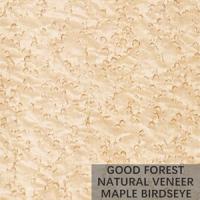 China Hotel Birds Eye Maple Wood Veneer Artificial Specially Natural for sale