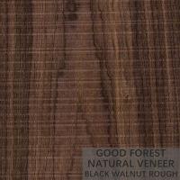 China Grain Crotch Natural Wood Veneer Sheets Quarter Cut American Walnut for sale