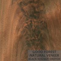 China Grain Crotch Natural Wood Veneer Sheets Quarter Cut American Walnut for sale