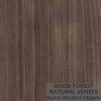 China Grain Crotch Natural Wood Veneer Sheets Quarter Cut American Walnut for sale