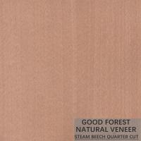 China Natural Steamed Beech Veneer Wrapping Vertical Grain Veneer Excellent for sale