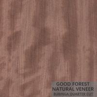 China Specially Myanmar Bubinga Red Wood Veneer Natural Irregular Texture for sale