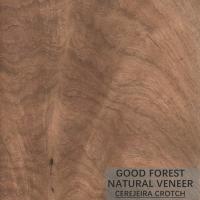 China Cerejeira Wenge Natural Wood Veneer Grain Specially For Hotel Decoration for sale